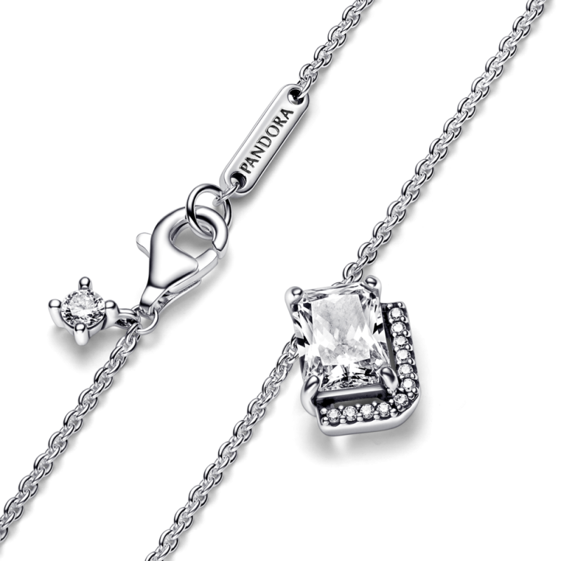 COLLAR PANDORA HALO RECTANGULAR BRILLANTE 392388C01-45