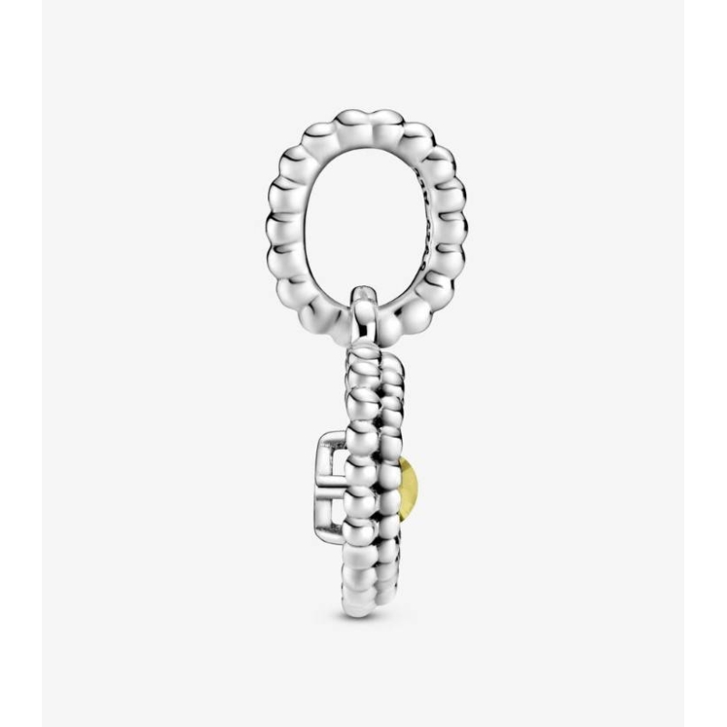 CHARM PANDORA COLGANTE CORAZON DE ESFERAS MIEL 798854C11