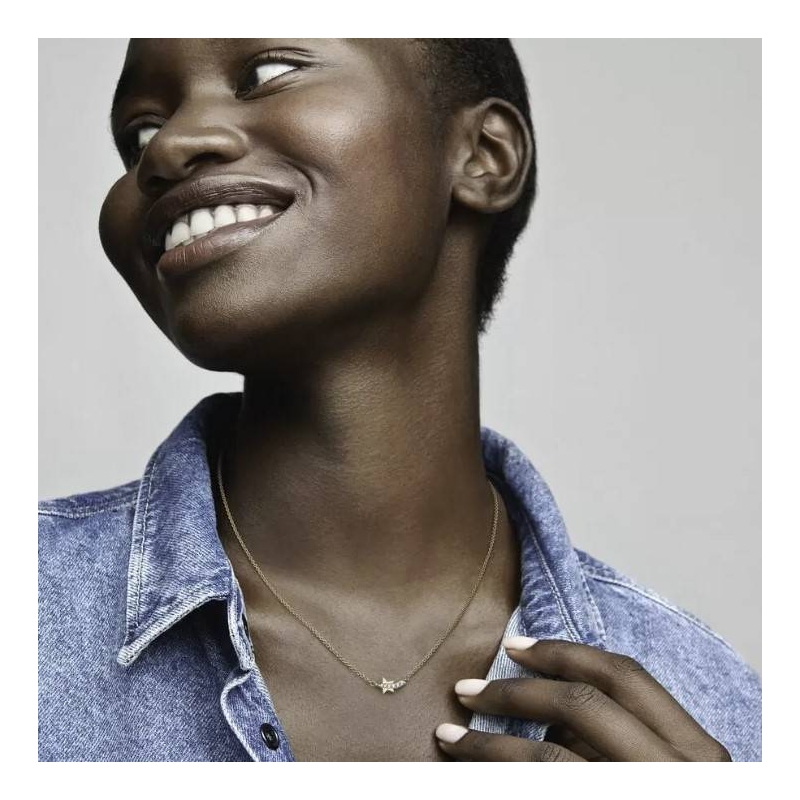 COLLAR PANDORA ESTRELLA FUGAZ SHINE 362374C01-45