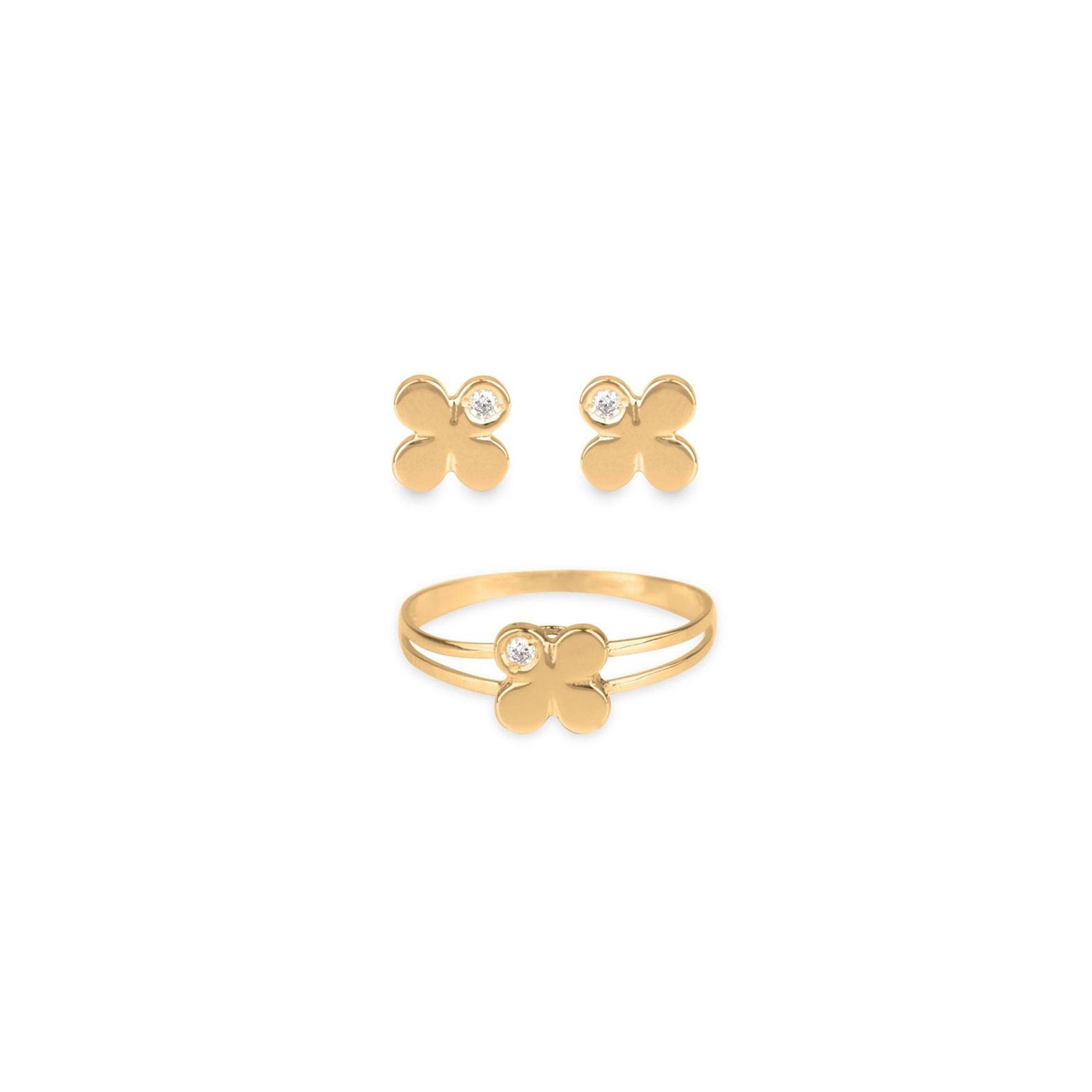 Conjunto Oro 18k y diamante
