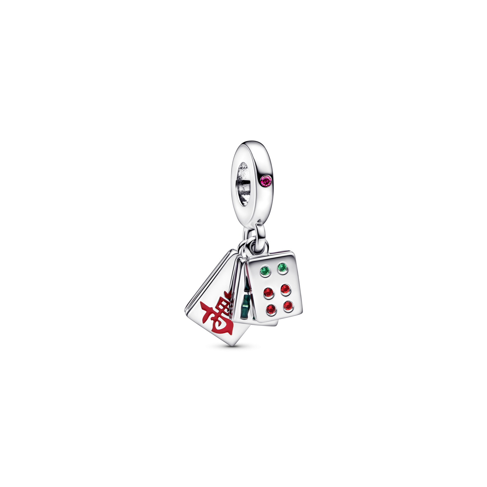 CHARM PANDORA COLGANTE TRIPLE PLATA DE LEY MAHJONG 792523C01