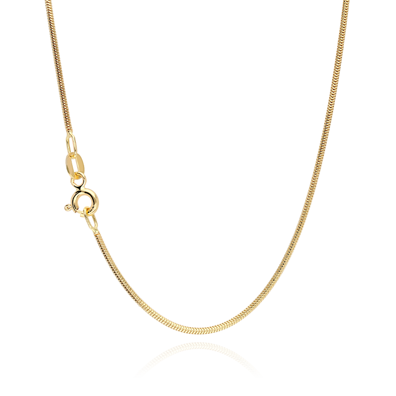CADENA "ANETTA" ORO 18K COLA DE RATÓN 45 CM