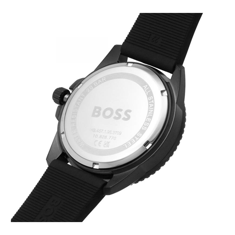 Reloj Hugo Boss Acero Hombre Negro y Verde Analógico 1513915
