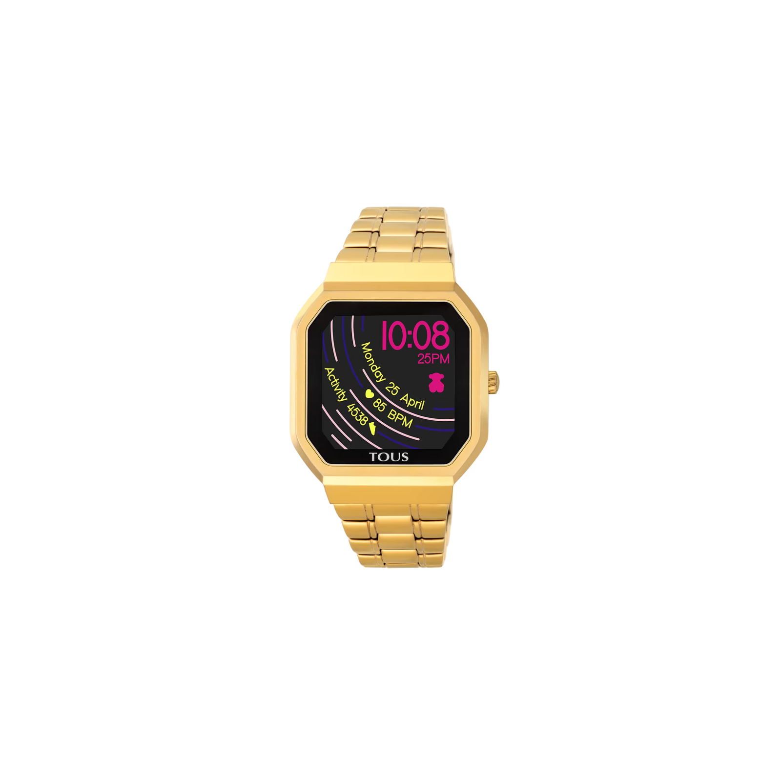 Reloj Tous smartwatch B-Connect de acero IP dorado 100350700