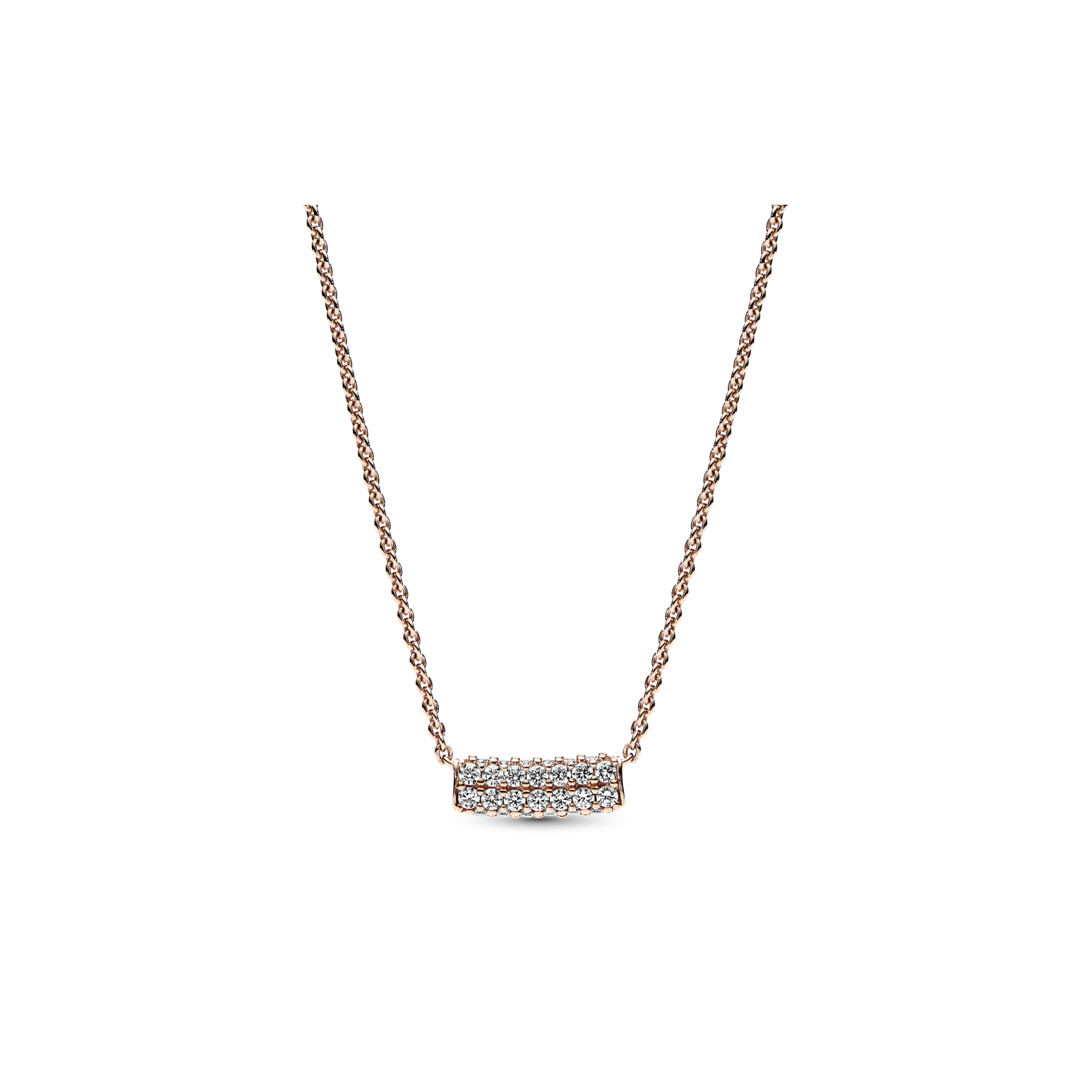 Collar Pandora Rose Doble Pavé 382621C01-45