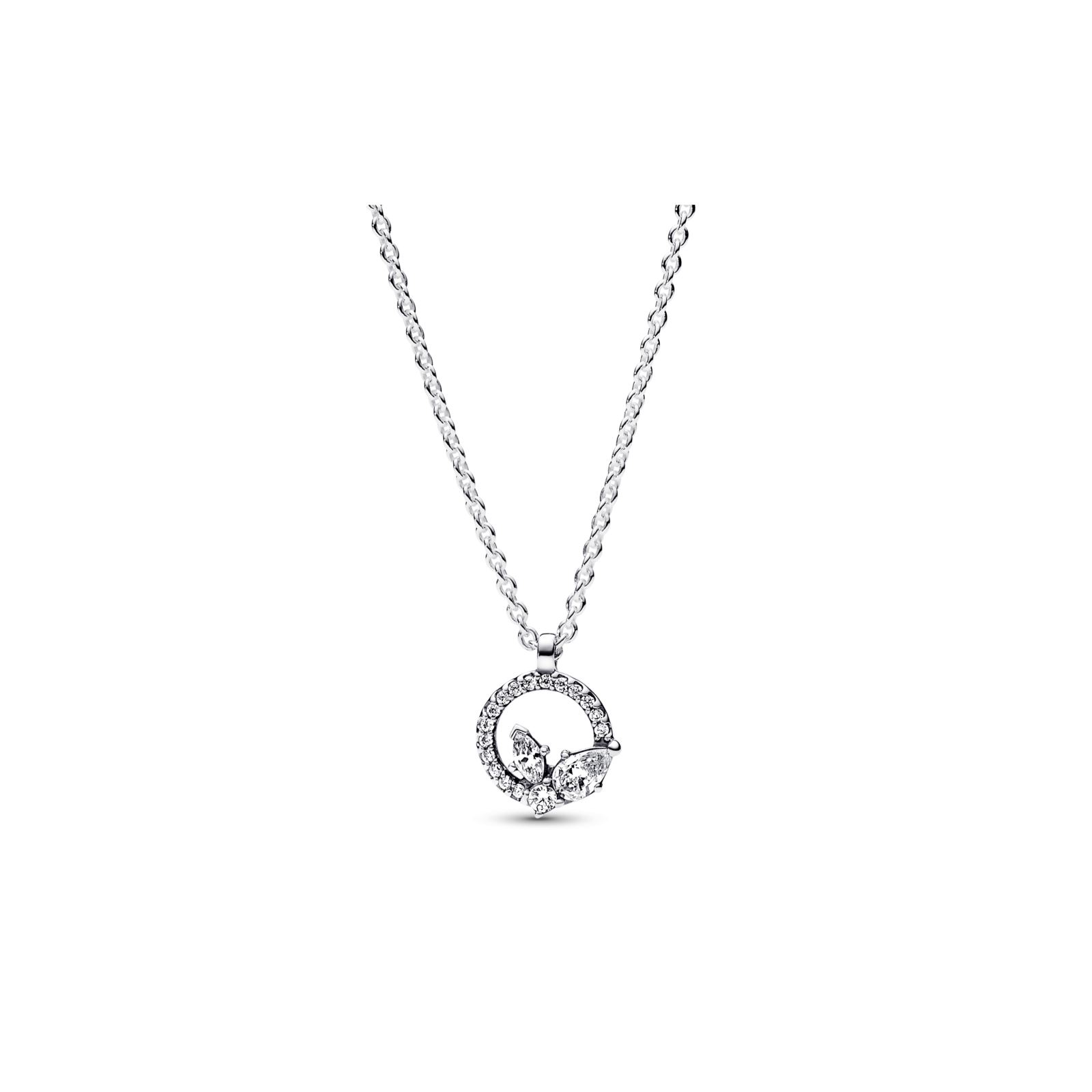 Collar Pandora Círculo & Herbario Brillante 392620C01-45