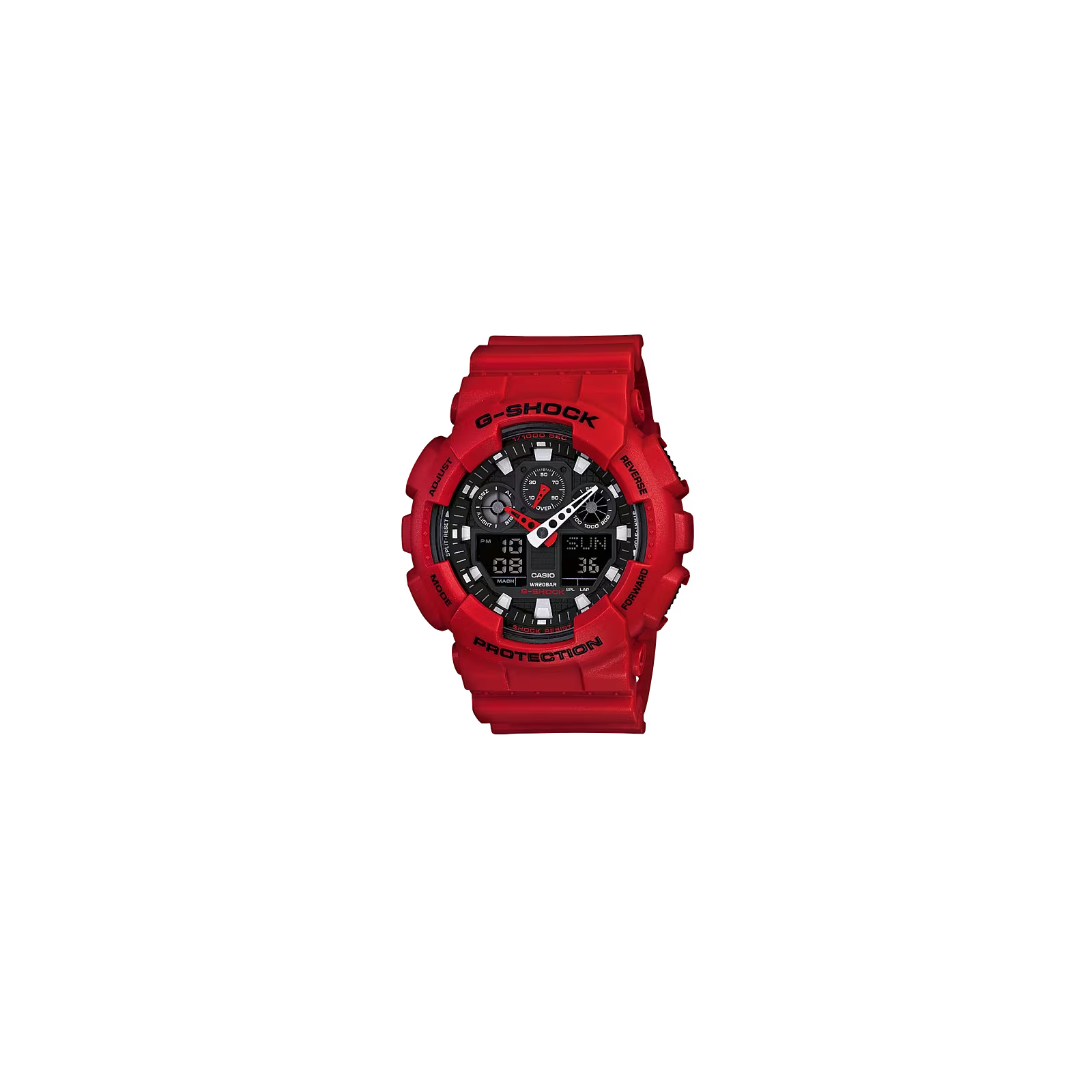 Reloj Casio G-shock rojo GA-100B-4AER