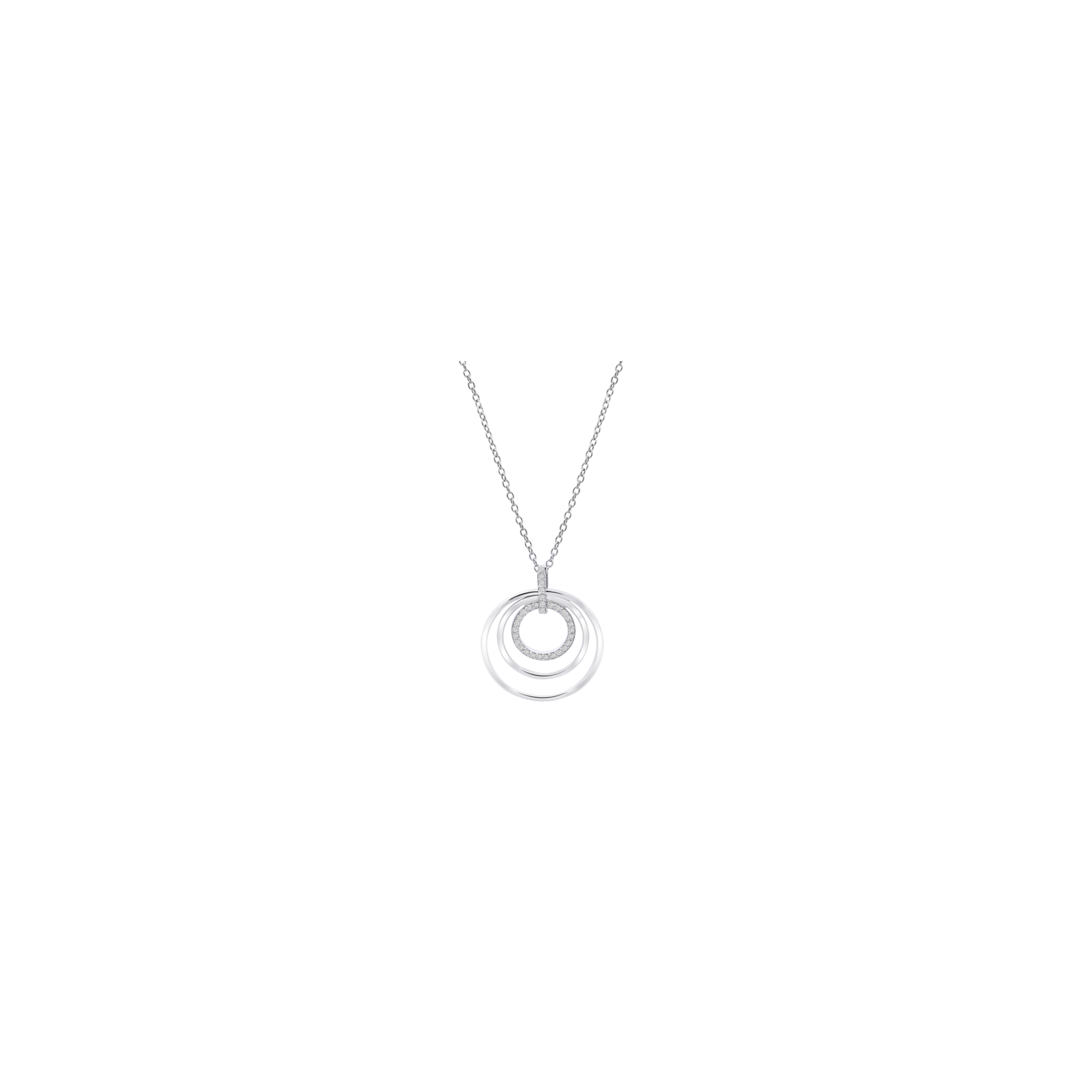 Collar Lotus plata mujer LP3584-1/1 - Joyerías Sánchez
