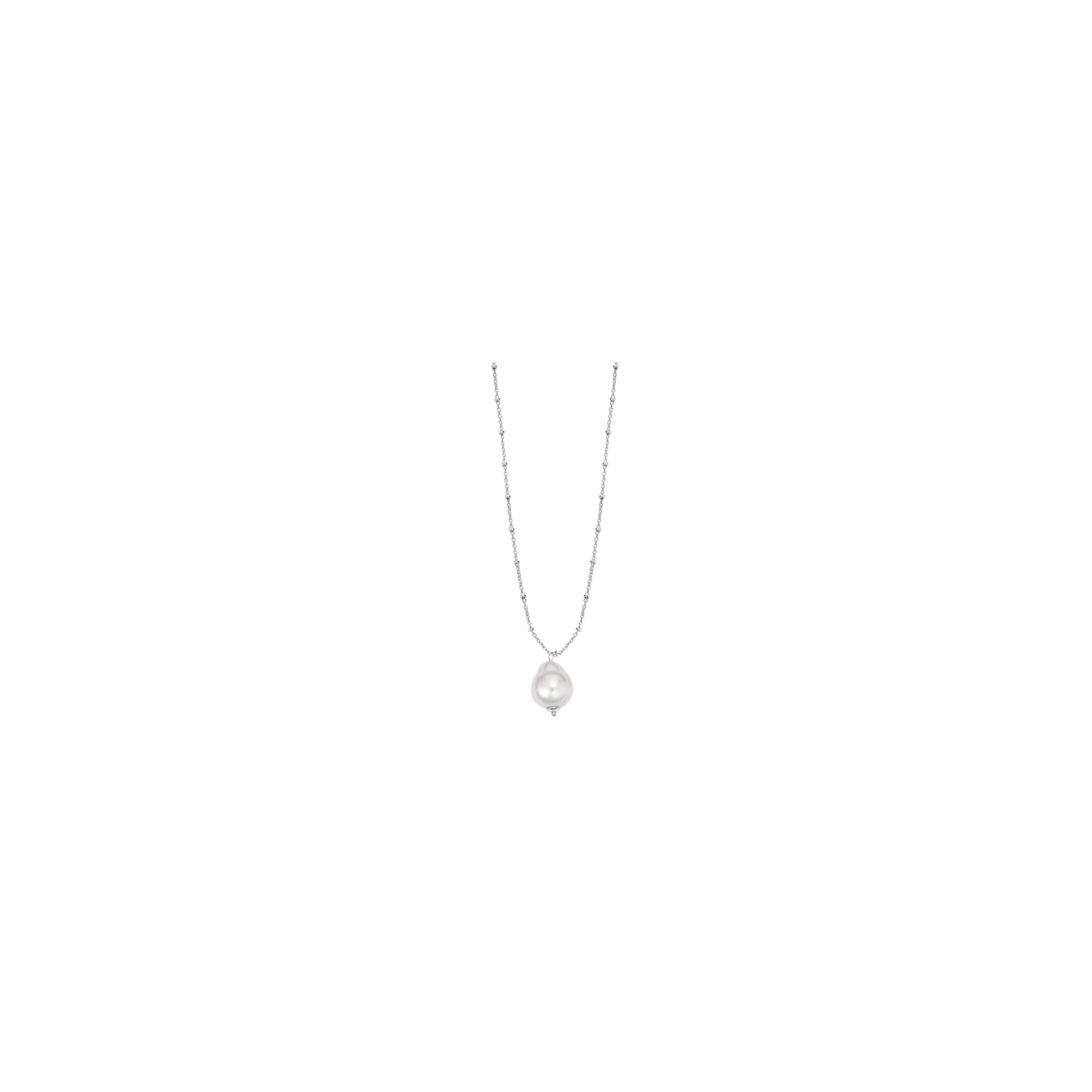 Collar Lotus plata perla mujer LP3407-1/1