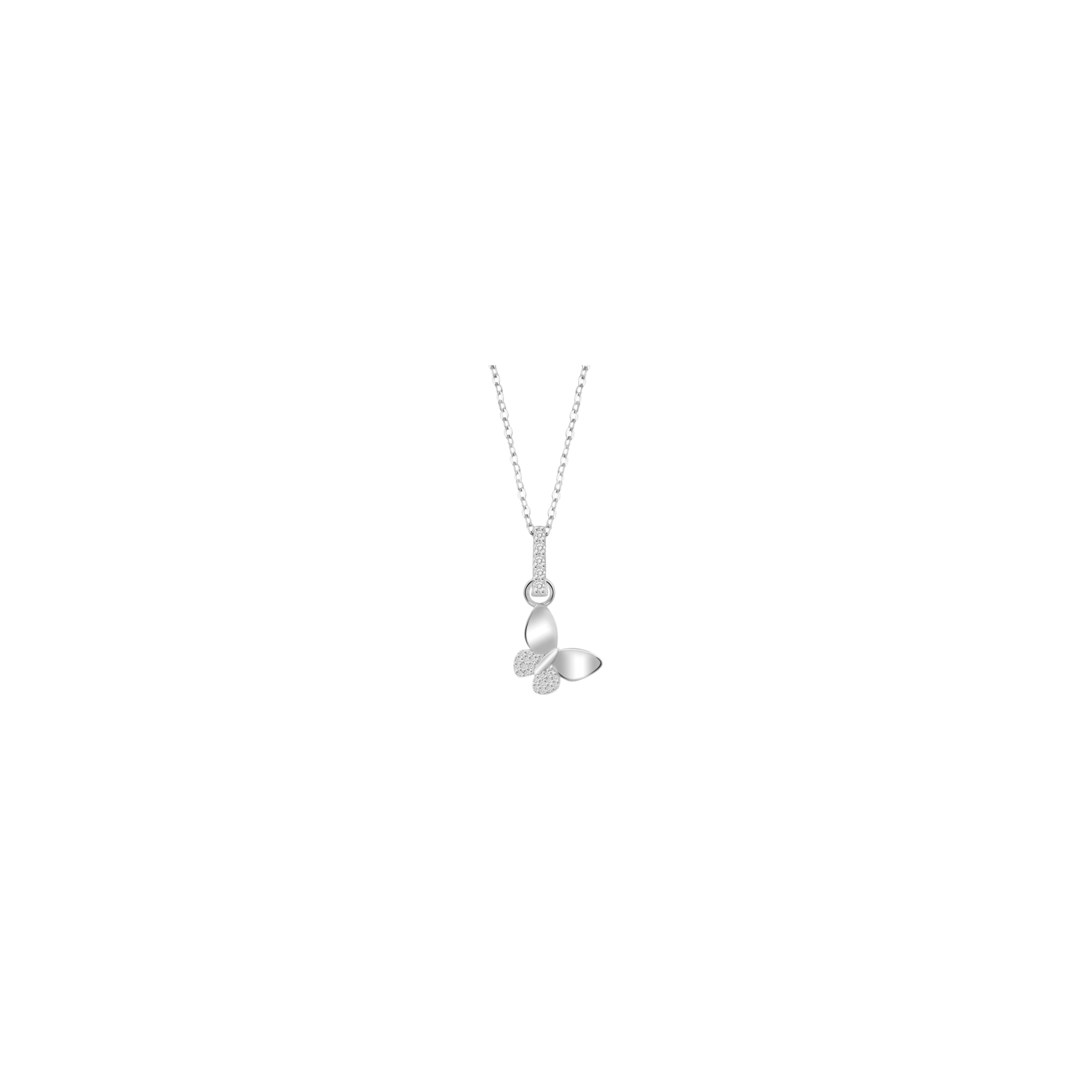 Collar Lotus plata mariposa mujer LP3610-1/1 - Joyerías Sánchez