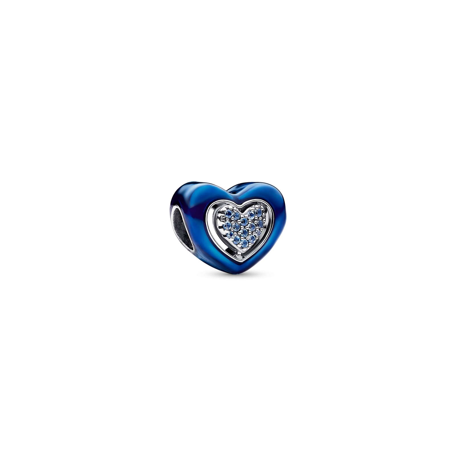 Charm Pandora Corazón Giratorio Azul 792750C01 - Joyerías Sánchez