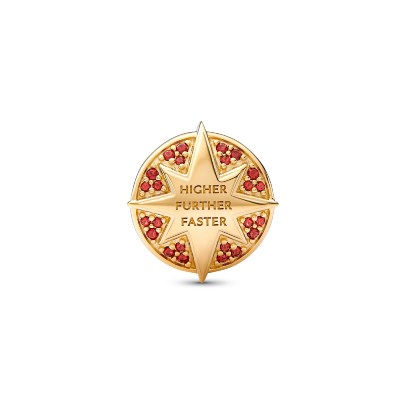 Charm Pandora Insignia Capitán Marvel 762744C01 - Joyerías Sánchez