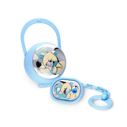 Medalla azul "Ángel de la guarda" Plata de ley