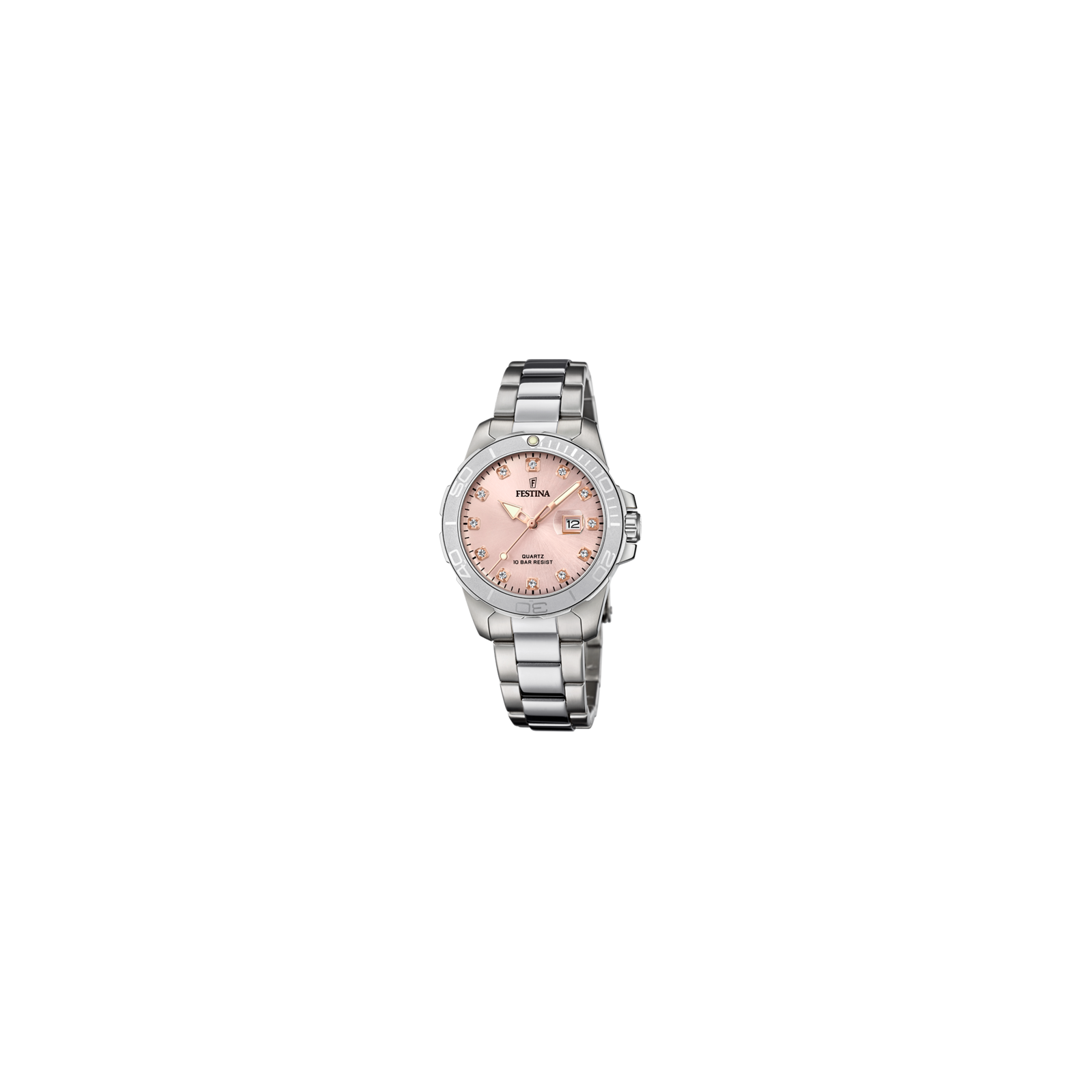 Reloj Festina esfera rosa acero mujer F20503/2 - Joyerías Sánchez