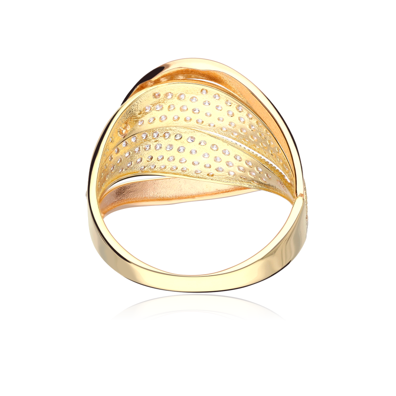 ANILLO "SUPREME" ORO TRICOLOR 18K