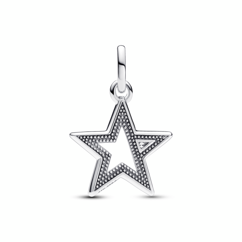 Charm Pandora Me Medallón Estrella Brillante 793032C01 - Joyerías Sánchez