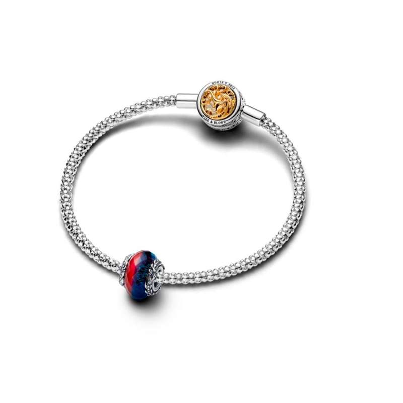 Charm Pandora Cristal Murano Doble Dragones Hielo y Fuego Juego de ...