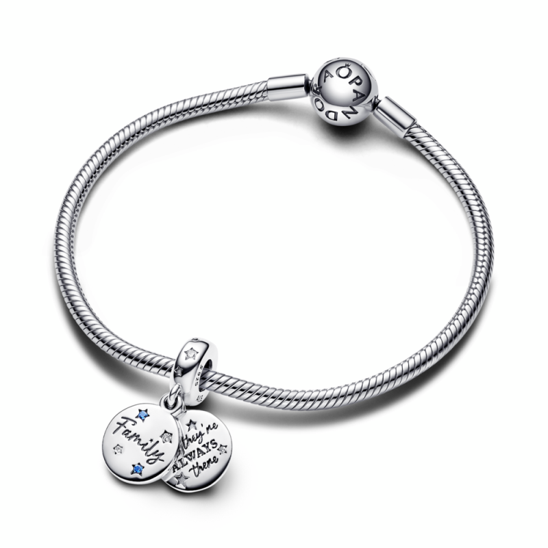 Charm Pandora Colgante Doble Amor Familia 792987C01 - Joyerías Sánchez