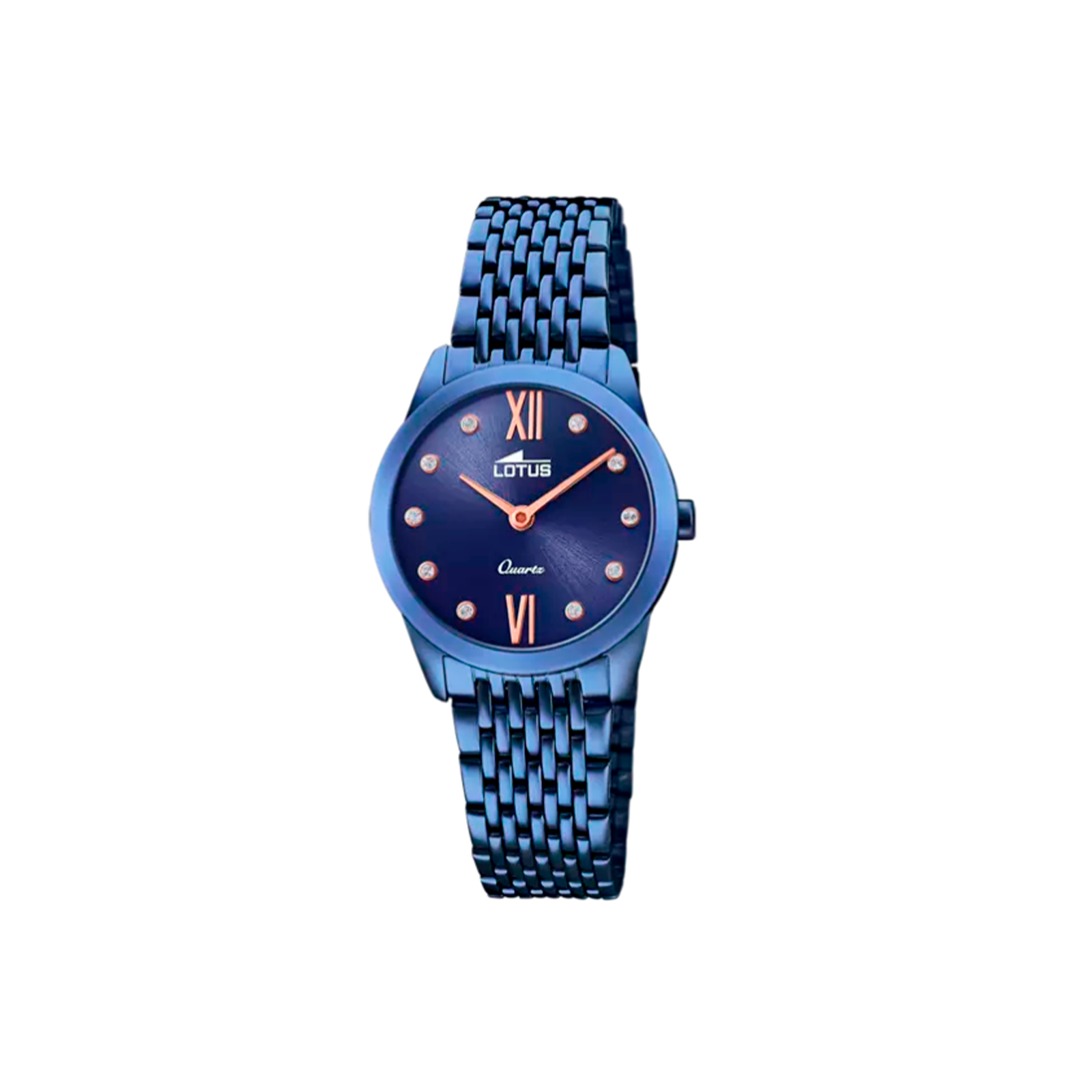 Reloj Lotus mujer esfera azul correa acero inoxidable 361L 18479/1 ...