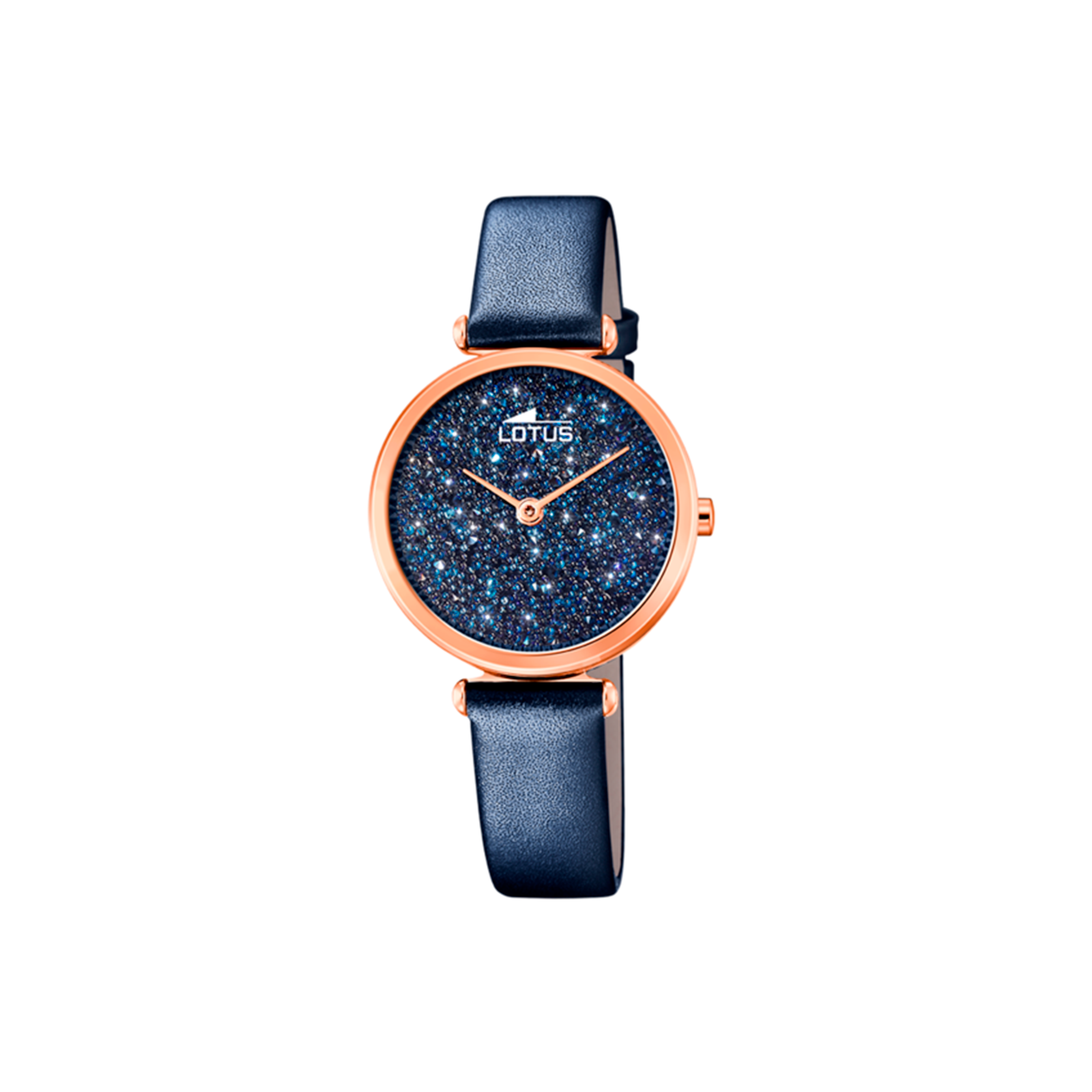 Reloj Lotus mujer esfera azul correa cuero 18608/2 - Joyerías Sánchez