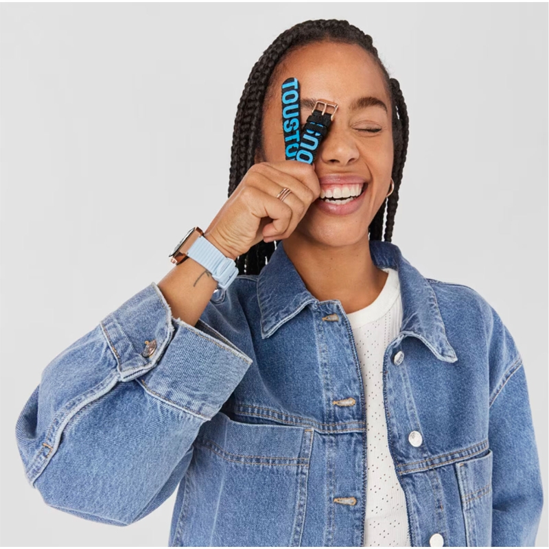 Reloj Tous smartwatch correa de nylon y correa silicona rosa B-Connect ...