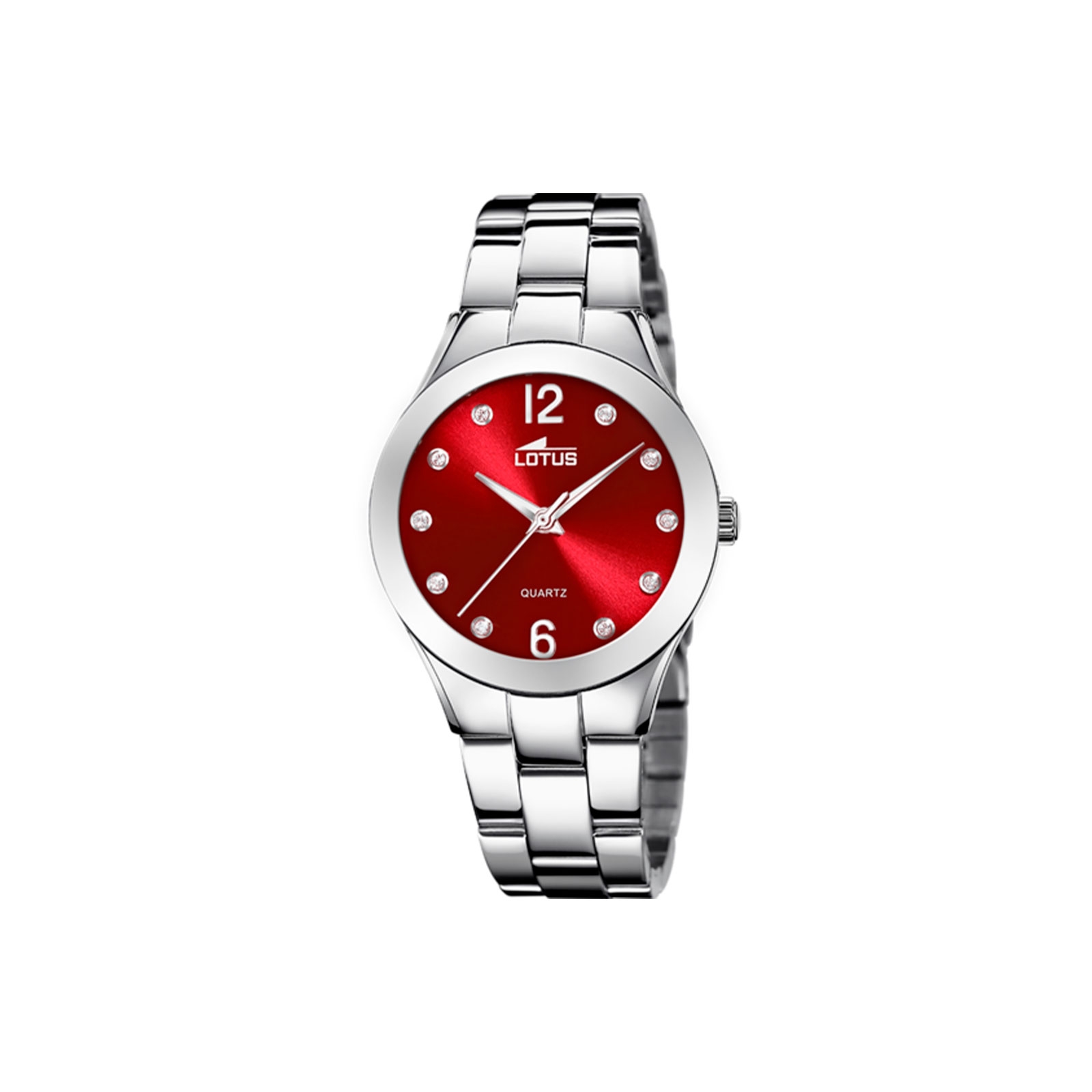 Reloj Lotus acero mujer trendy esfera roja 18884/6 - Joyerías Sánchez
