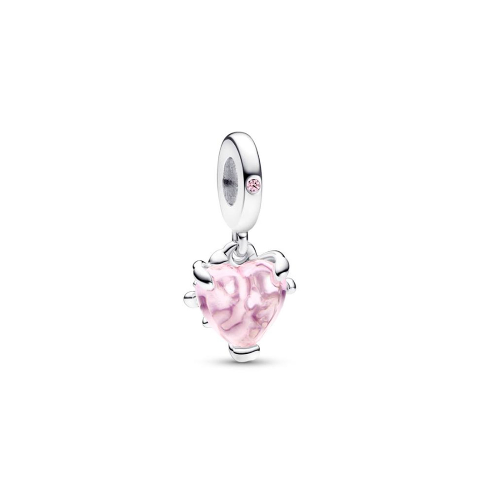 Charm Pandora Colgante Árbol de la Familia y Corazón Rosa 792654C01 ...