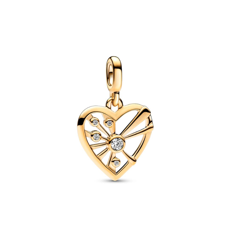 PULSERA PANDORA CORAZÓN BRILLANTE 580041C01