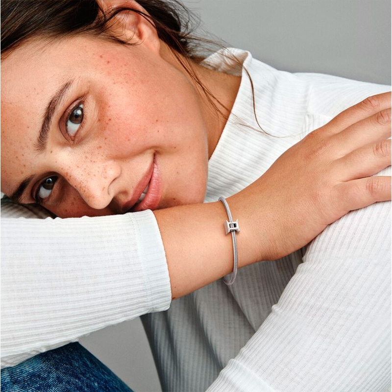 Charm Pandora Zodiaco Géminis Brillante 798428C01 - Joyerías Sánchez