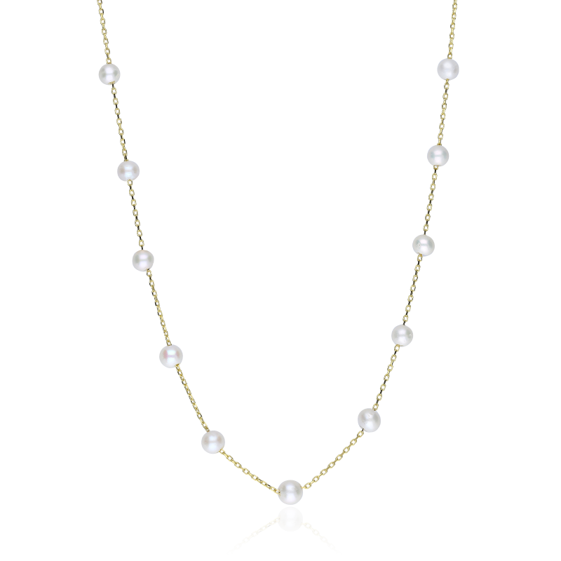 Gargantilla "Grecia" Oro 18k y perlas cultivadas - Joyerías Sánchez