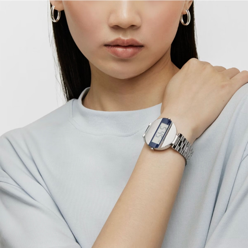 Reloj Tous digital con brazalete de acero y color azul marino MARS 300358030 - Joyerías Sánchez