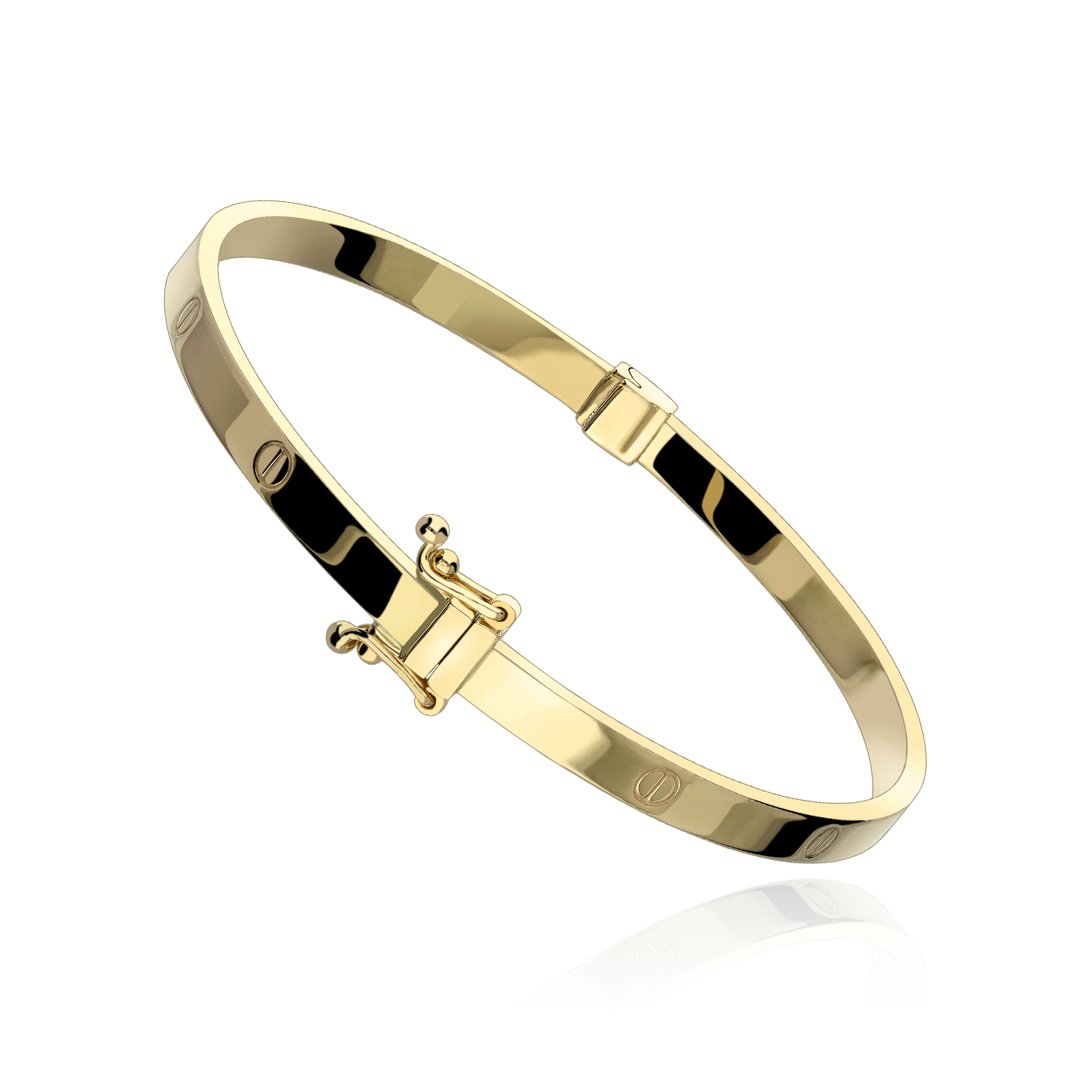 Pulsera Rígida Oro 18k "Altena" - Joyerías Sánchez