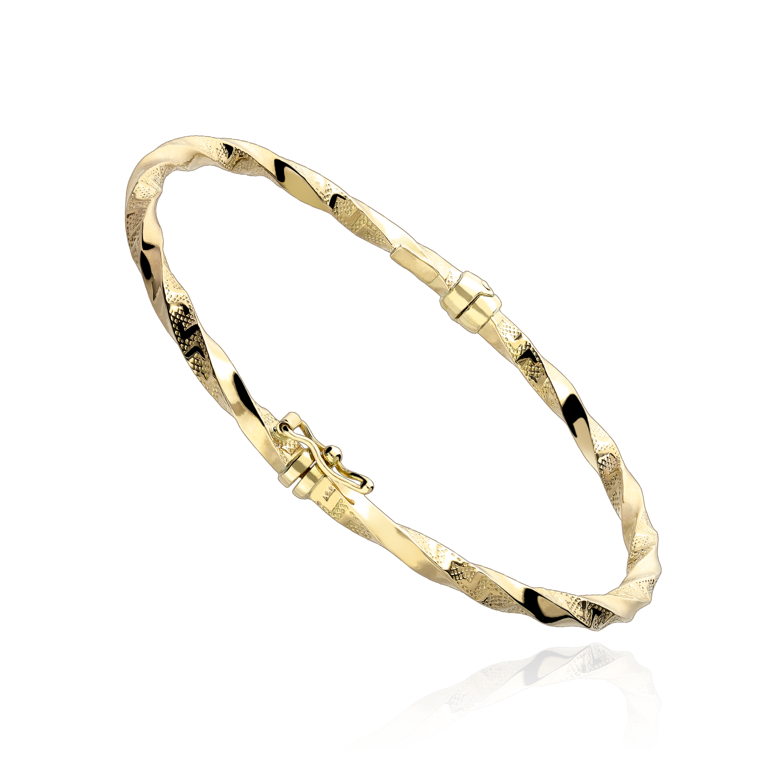 Pulsera Rígida Oro 18k "Alsleben" - Joyerías Sánchez