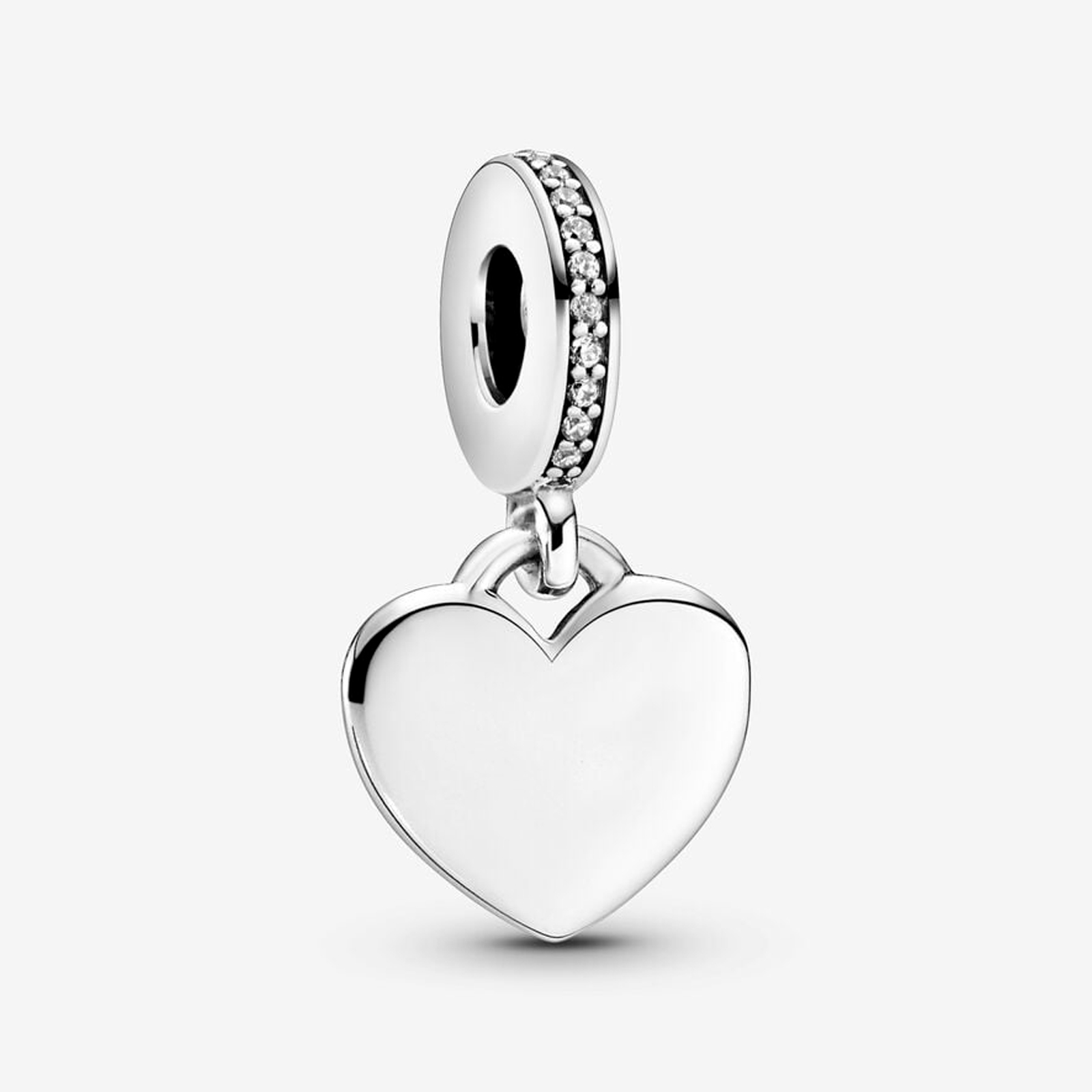 Charm Pandora Colgante Corazón para Grabar 798761C01 - Joyerías Sánchez