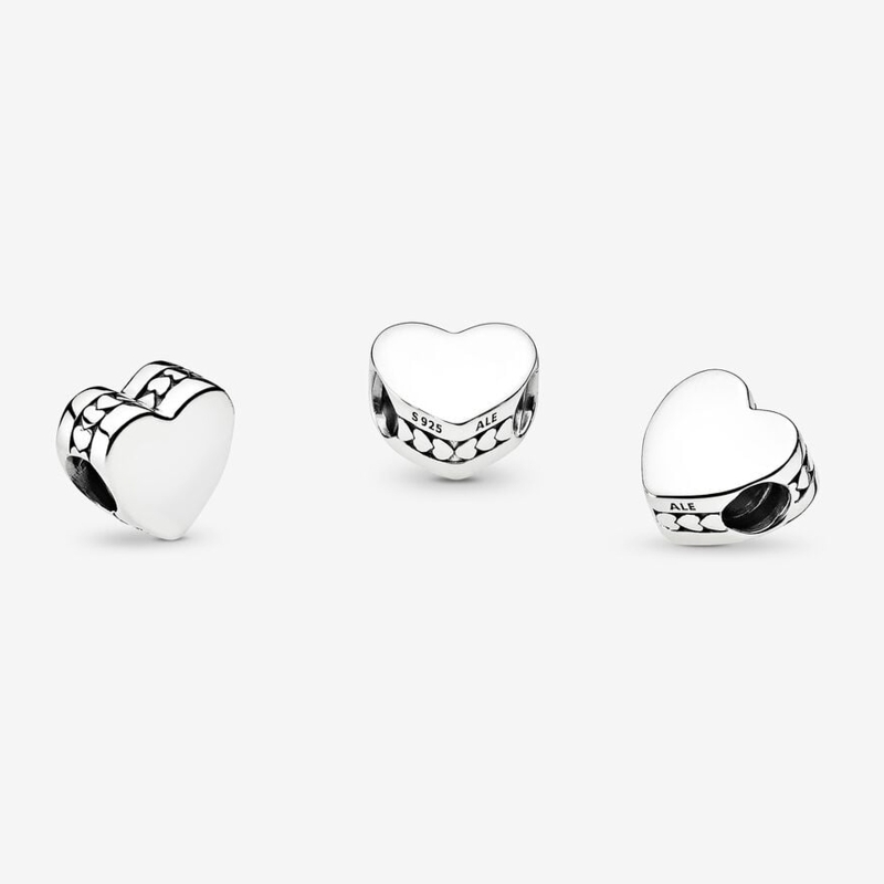 Charm Pandora Corazón Grabable 792015 - Joyerías Sánchez