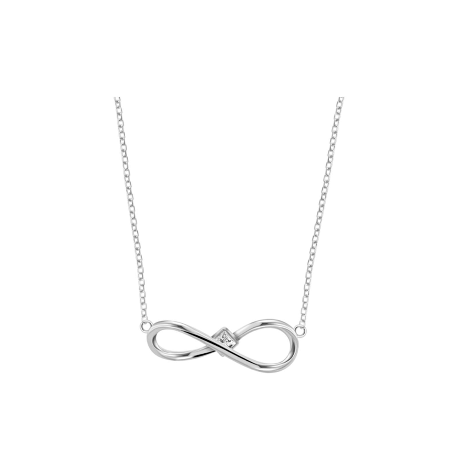 Collar Lotus plata infinito LP3674-1/1 - Joyerías Sánchez