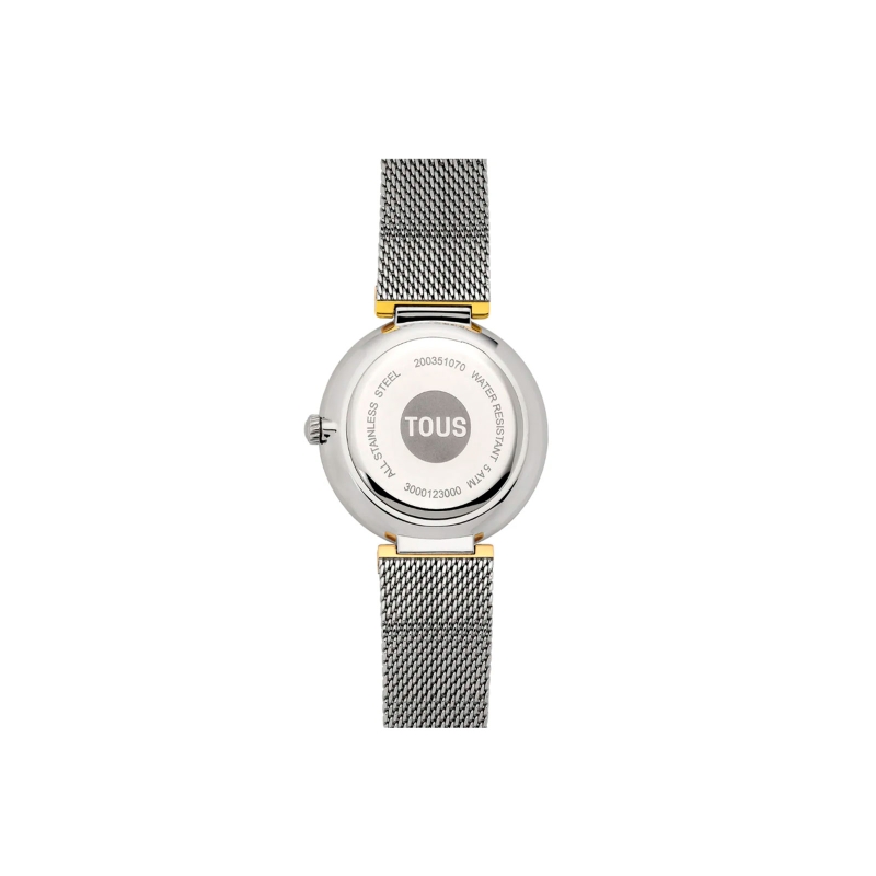 Reloj analógico con brazalete de acero y caja de aluminio en color IPRG ...