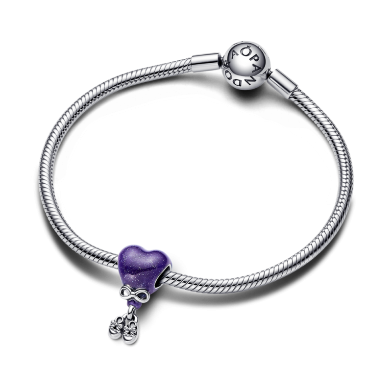 Charm Pandora Gender Reveal Morado 793238C01 - Joyerías Sánchez