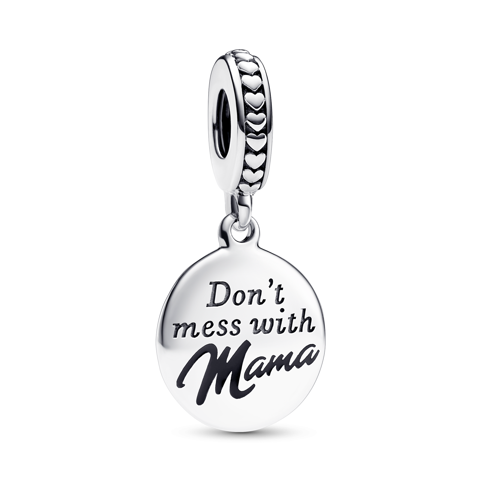 Charm Colgante Pandora Grabable Mamá 793204c01 - Joyerías Sánchez