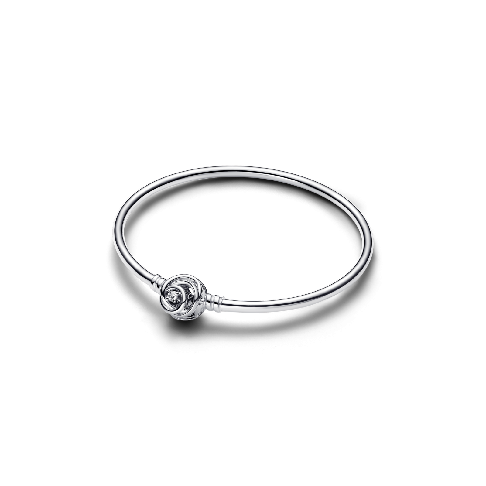Pulsera Pandora Moments Rígida Cierre Envuelto 593229C01 - Joyerías Sánchez
