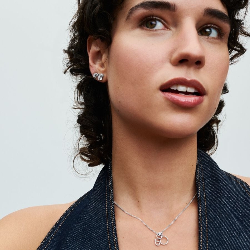 Collar Pandora Silueta Minnie Mouse 393187c01-45 - Joyerías Sánchez