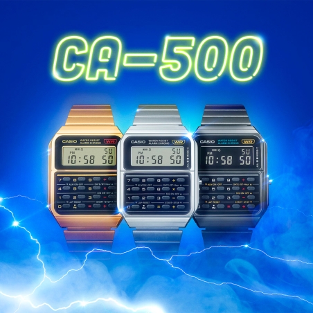 Reloj Casio Edgy Collection dorado CA-500WEG-1AEF - Joyerías Sánchez