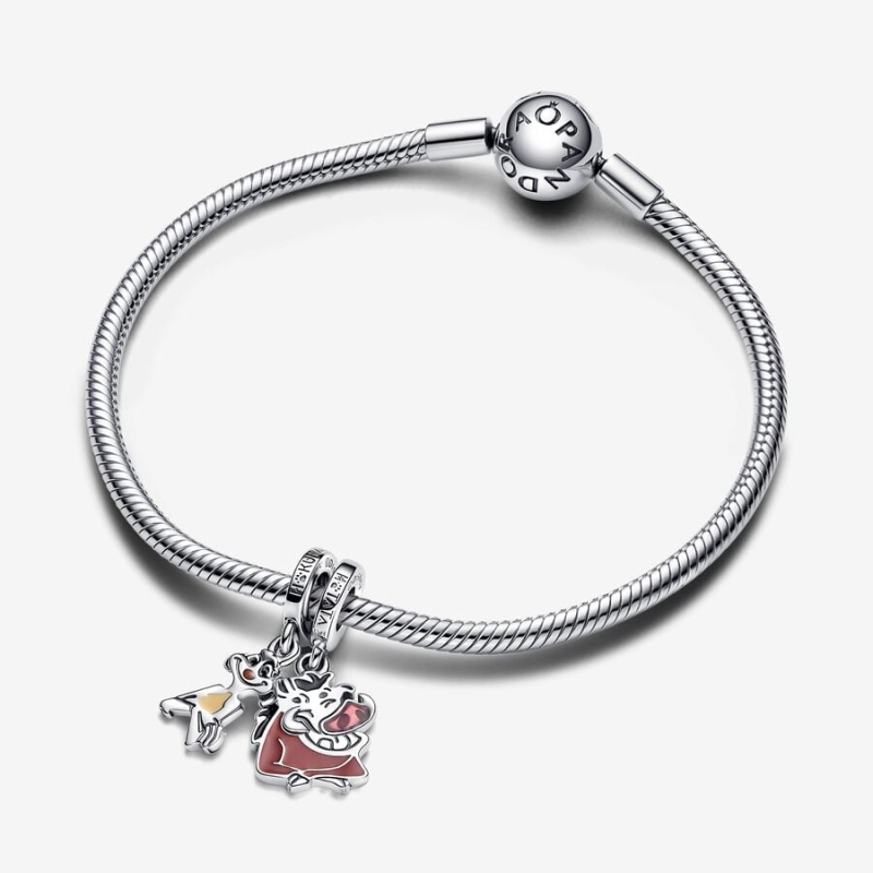Charm Colgante Pandora Timón y Pumba Disney 793357C01 - Joyerías Sánchez