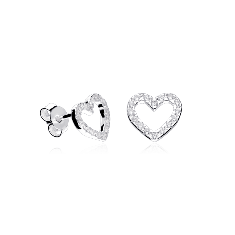 Pendientes Corazón Plata de ley