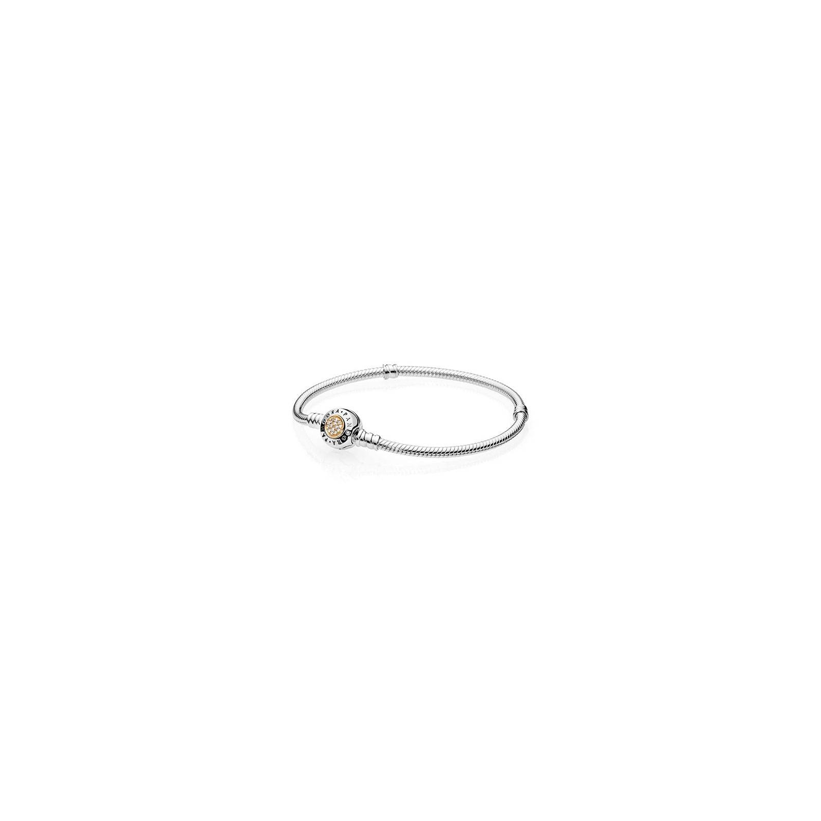 Pulsera Pandora Moments dos tonos 590741CZ