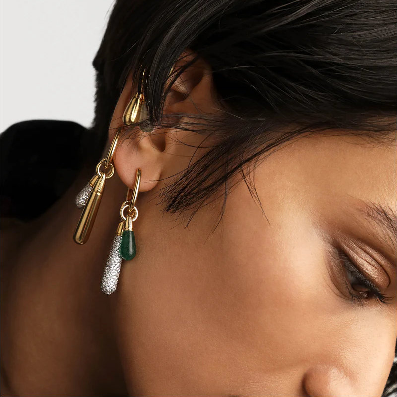 Colgante PdPaola Pavé Large Drop CO01-785-U - Joyerías Sánchez