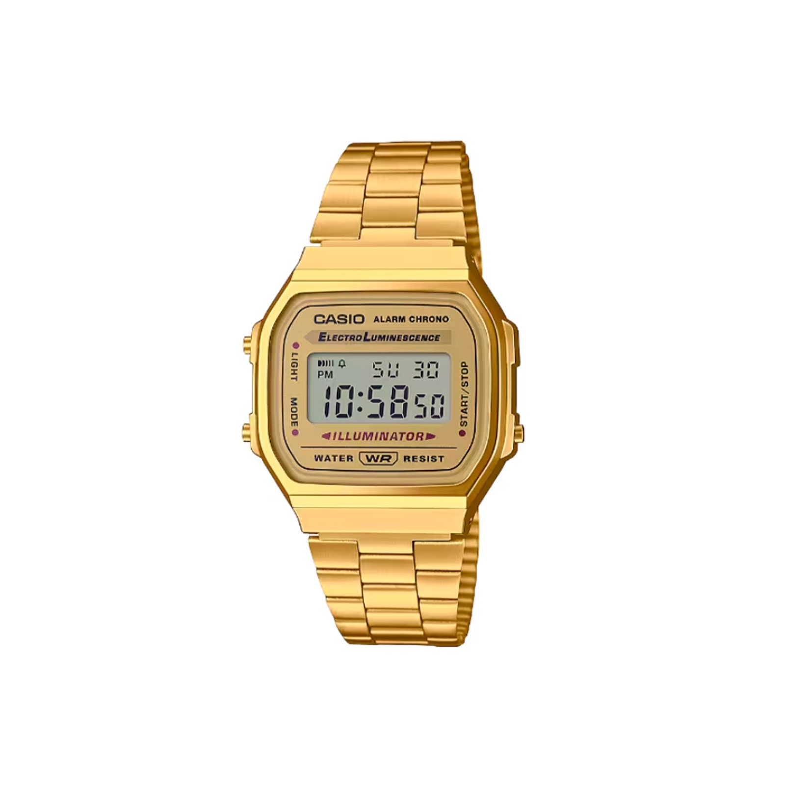 Reloj Casio retro vintage dorado A168WG-9EF