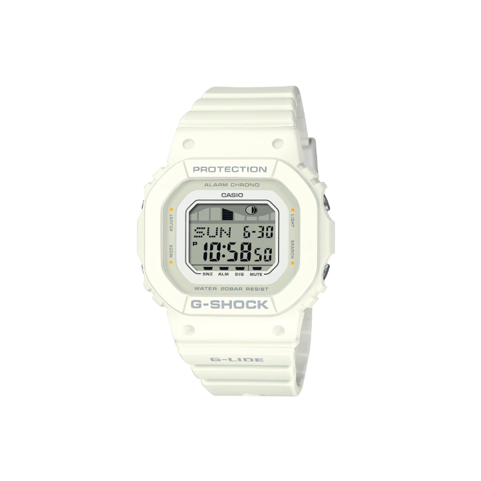 Reloj Casio G-shock blanco serie G-lide GLX-S5600-7BER - Joyerías Sánchez