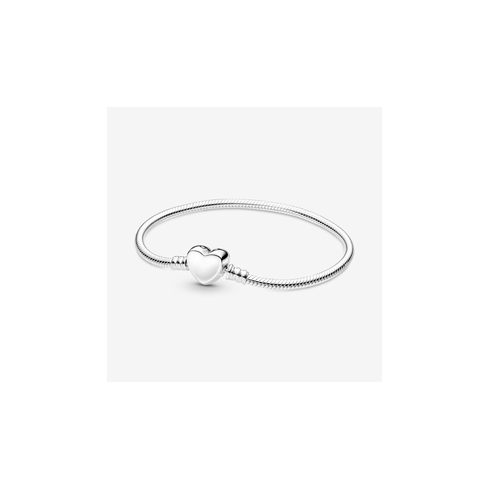 Pulsera Pandora Moments serpiente con cierre de Corazón 599206C00 ...