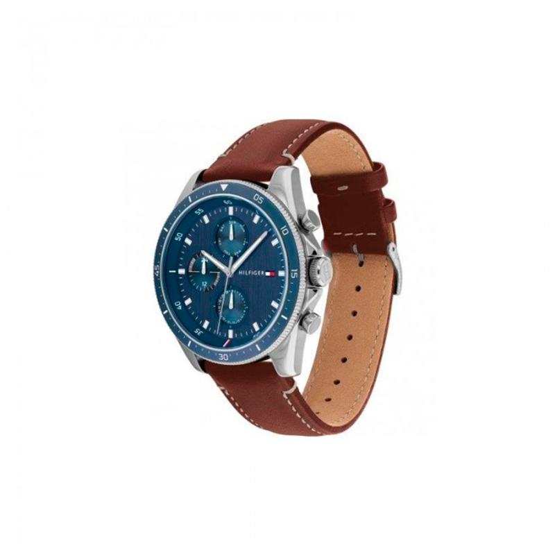 Reloj Tommy Hilfiger Hombre Parker Marrón y Azul 1791837 - Joyerías Sánchez
